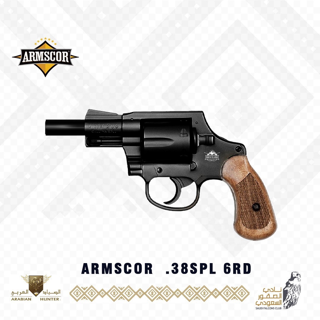 ARMSCORE M206 SPURLESS 38SPL 6RD 4 INCH - نادي الصقور السعودي